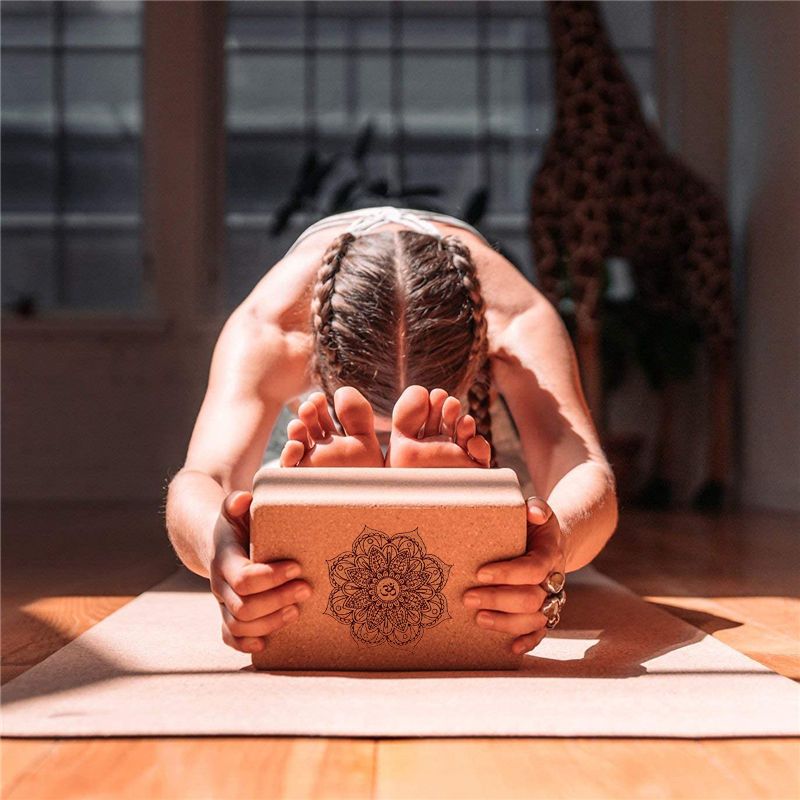 Cork Yoga Cube Stretch Block for Splits Stretching Blocks - Awesome ...